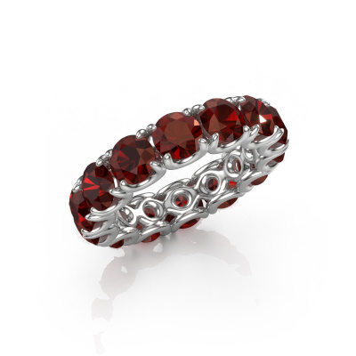 Garnet eternity ring store