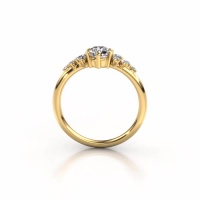 Zelf je platina Royce RND solitaire ring ontwerpen met 0.50 crt lab ...