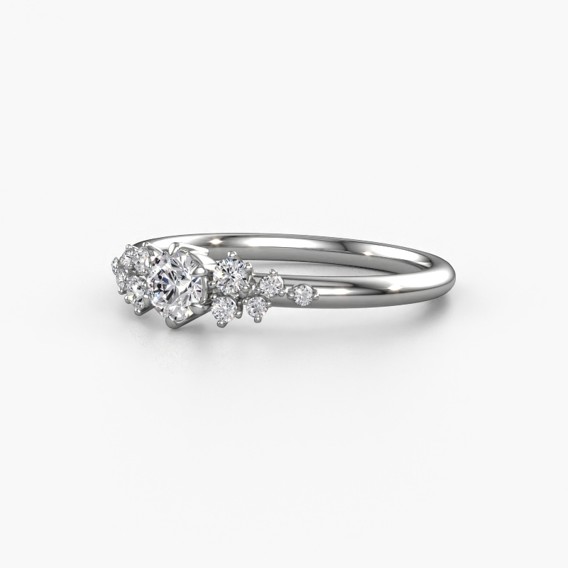 Design your own platinum solitaire ring with 0.25 crt diamond| Royce RND