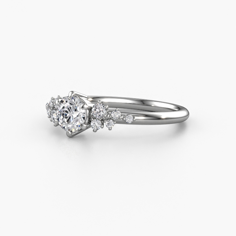 Zelf je platina Royce RND solitaire ring ontwerpen met 0.50 crt lab ...