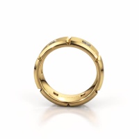Rectangular royal white gold Steve men's ring | Guaranteed best price